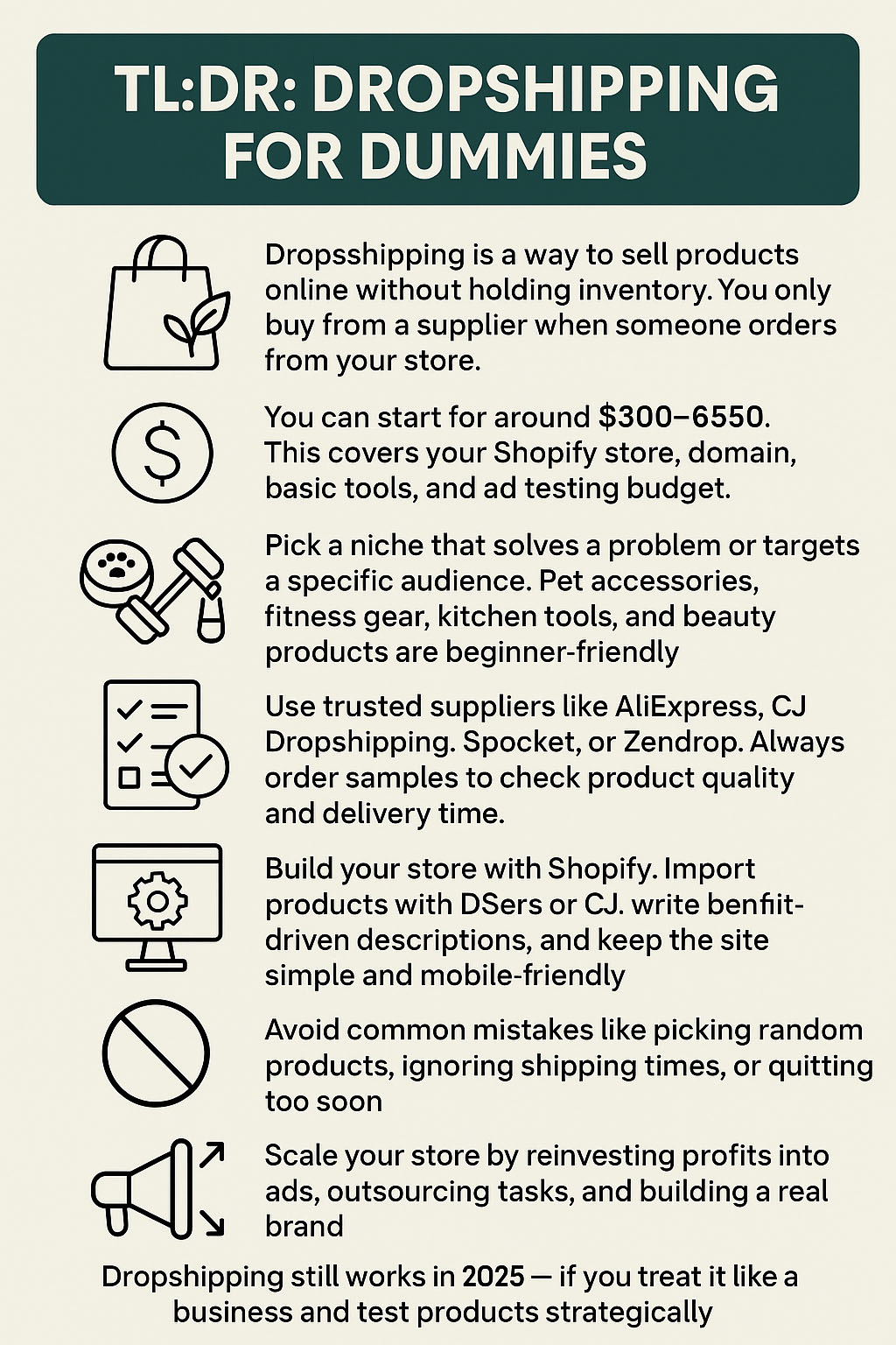 Dropshipping for Dummies: The Complete Beginner’s Guide to Getting Started